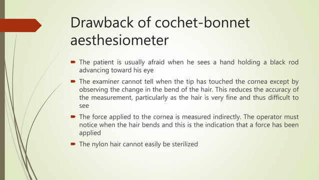 Aesthesiometer | PPTX
