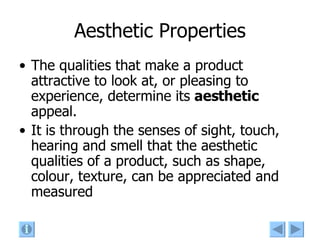 Aesthetic Properties | PPS