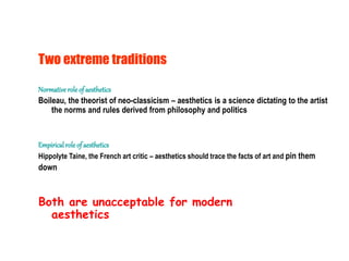 Aesthetic Activity and Modern Aesthetics.ppt