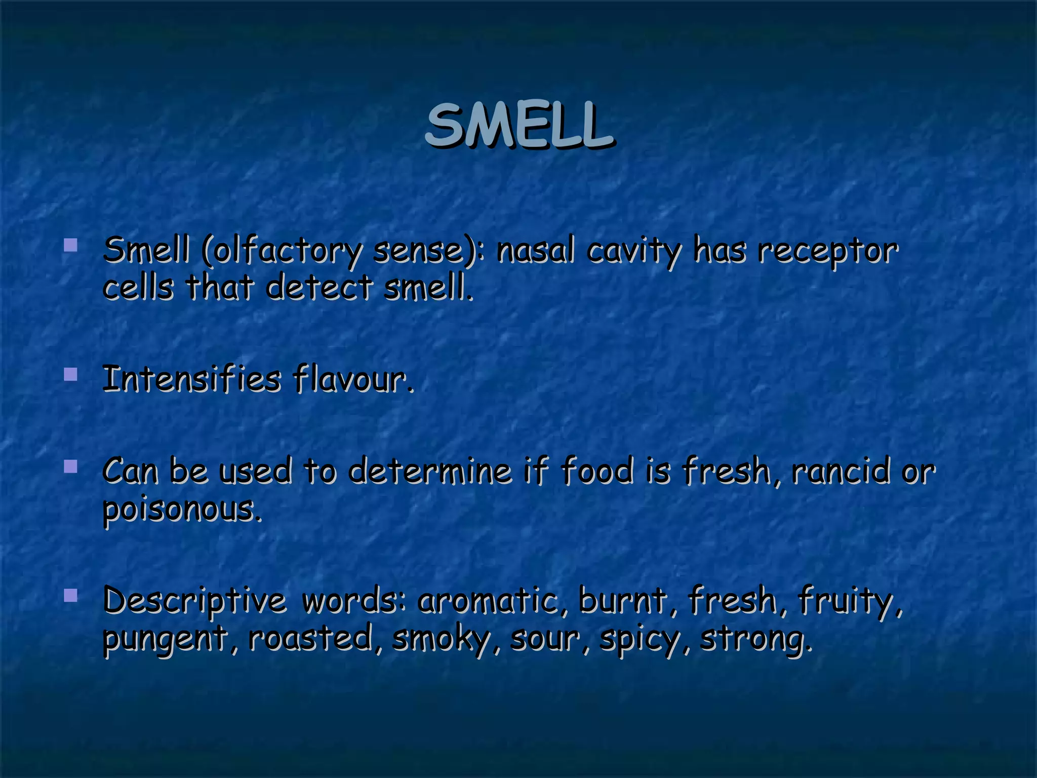 Aesthetic awareness of food | PPT