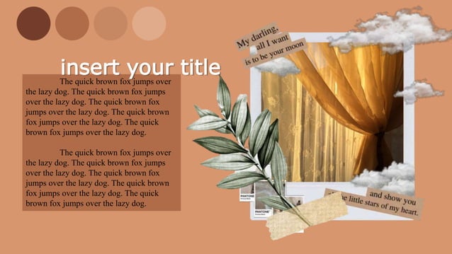 Aesthetic brown powerpoint template | PPTX | Cats | Pets