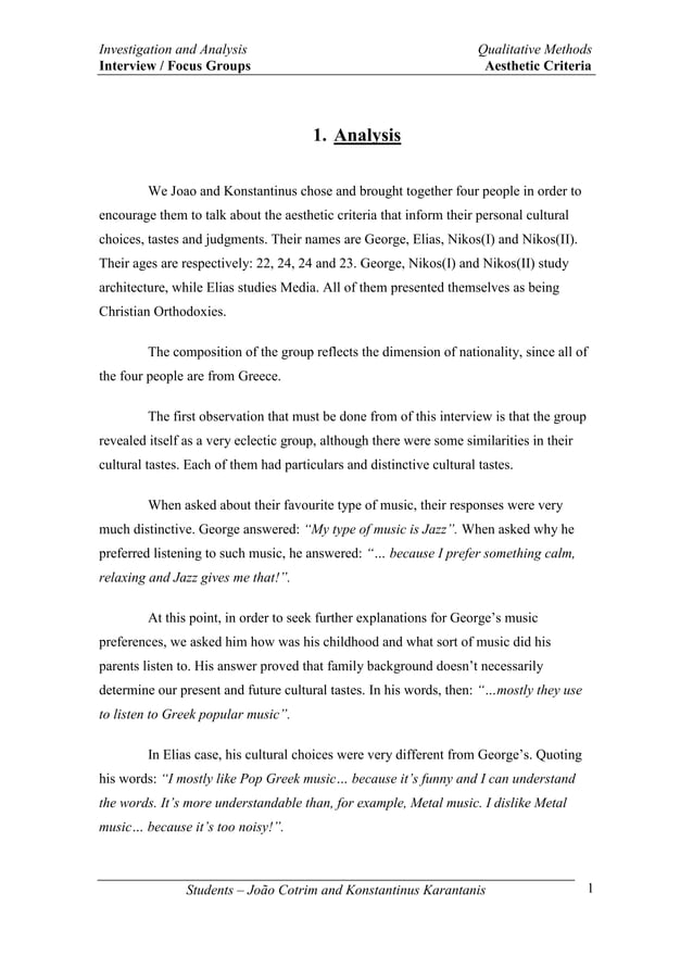 Aesthetic Criteria Essay | PDF