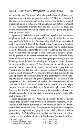 Aesthetic imitation and imitators in aristotle, by katherine e. gilbert ...