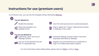 aesthetic infographics slidego here is where this template begins | PPTX