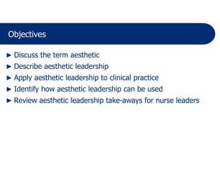 Aesthetic leadership | PPT