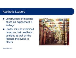 Aesthetic leadership | PPT