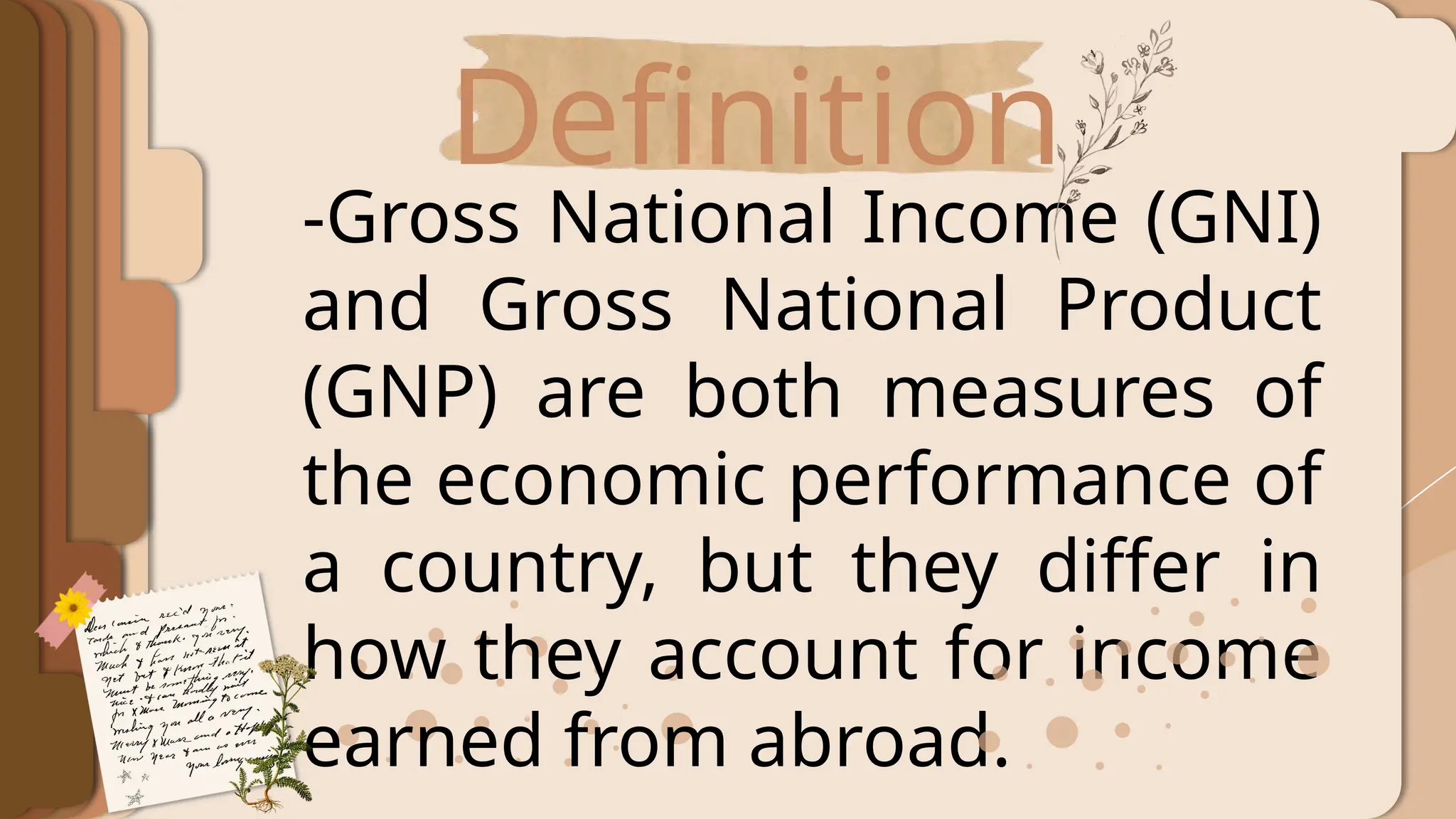 The difference between GNP and GNI Presentation | PPTX