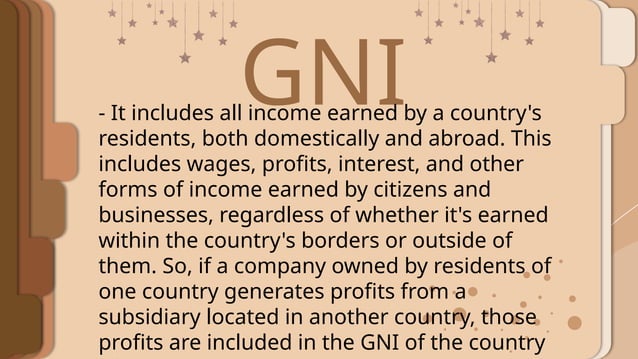 The difference between GNP and GNI Presentation | PPTX | Business | Business and Finance