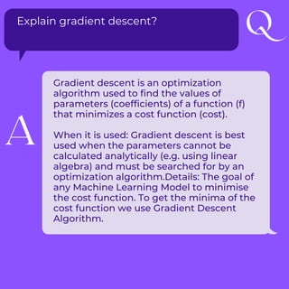 Machine Learning Interview Question and Answer | PDF