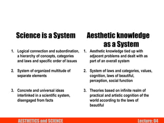 Aesthetics Design and Science Relation.ppt