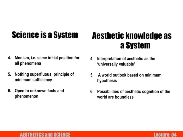 Aesthetics Design and Science Relation.ppt