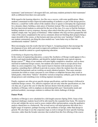 Aesthetics Of Design A Case Study Of A Course | PDF