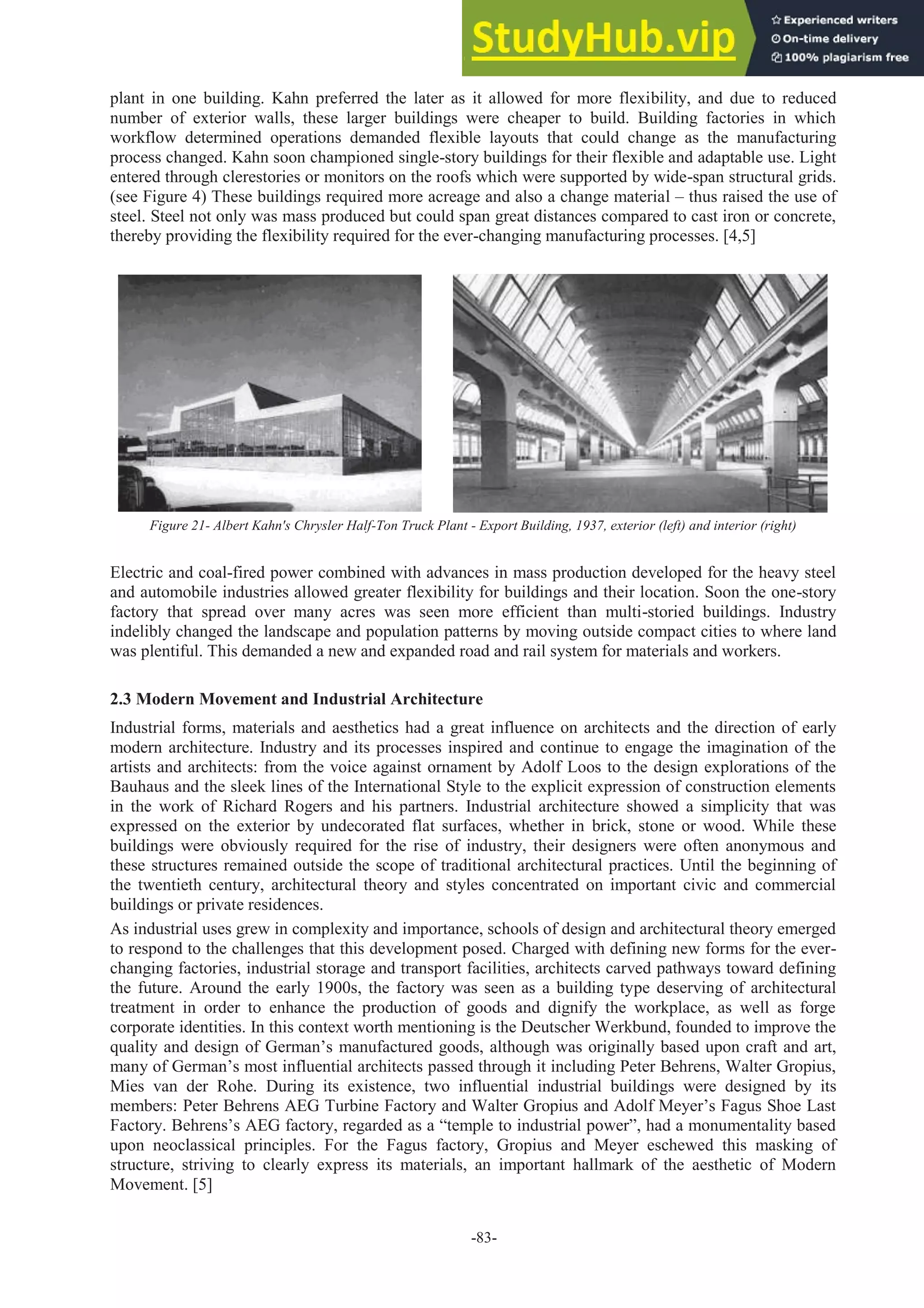 AESTHETICS OF INDUSTRIAL ARCHITECTURE IN THE CONTEXT OF INDUSTRIAL ...