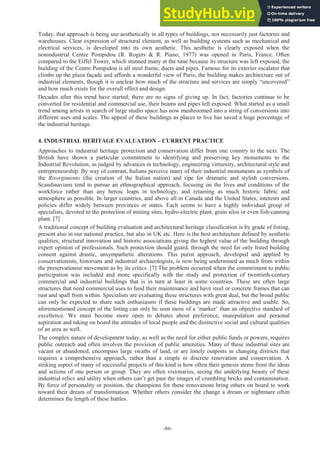 AESTHETICS OF INDUSTRIAL ARCHITECTURE IN THE CONTEXT OF INDUSTRIAL ...