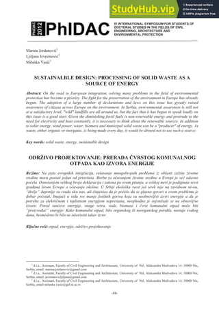 AESTHETICS OF INDUSTRIAL ARCHITECTURE IN THE CONTEXT OF INDUSTRIAL ...