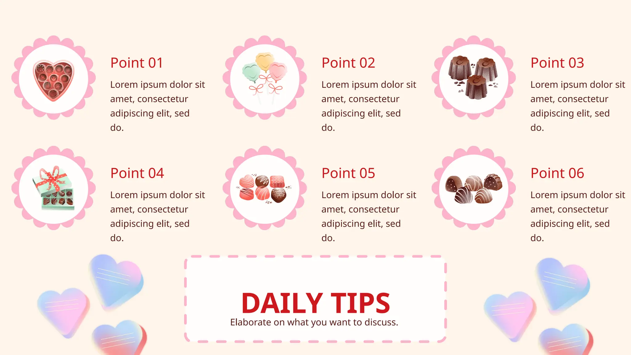 Aesthetic unique February Daily Calendar 2024 Presentation.pptx