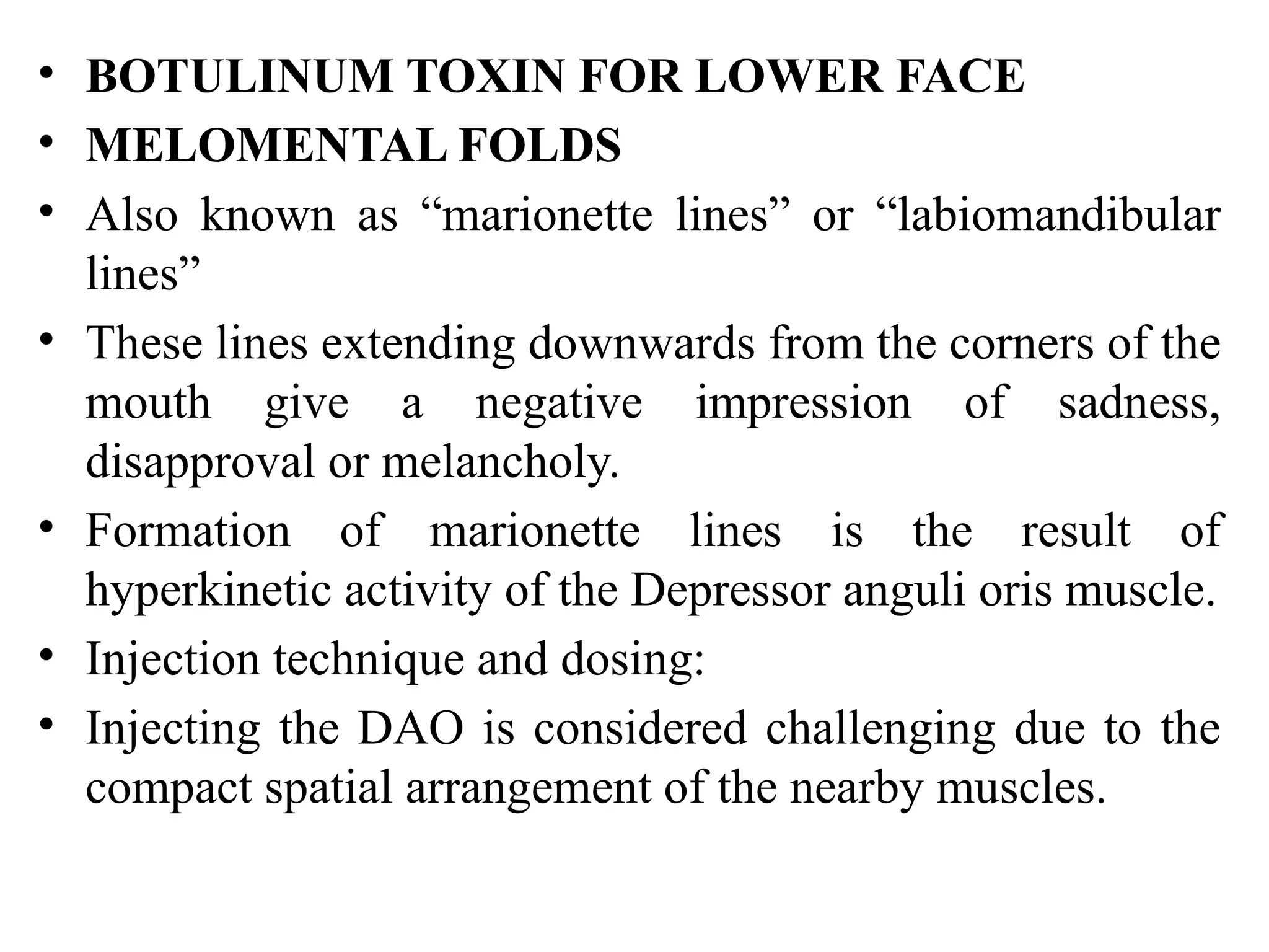 AESTHETIC USES OF BOTULINUM TOXIN 2.pptx
