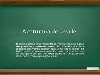 A estrutura de uma lei.ppt