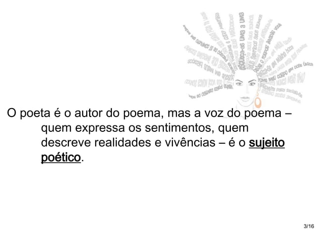 A estrutura do texto poético | PPT