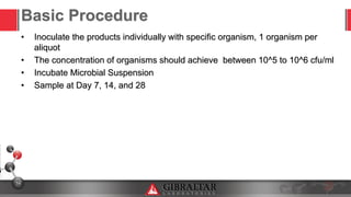 Antimicrobial Effectiveness test | PDF
