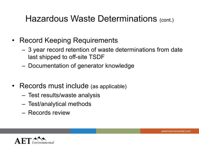 Aet presentation-hazardous-waste-generator-improvement-rule-mar.24.17