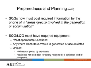Aet presentation-hazardous-waste-generator-improvement-rule-mar.24.17