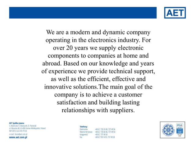 Introduction of AET | PDF