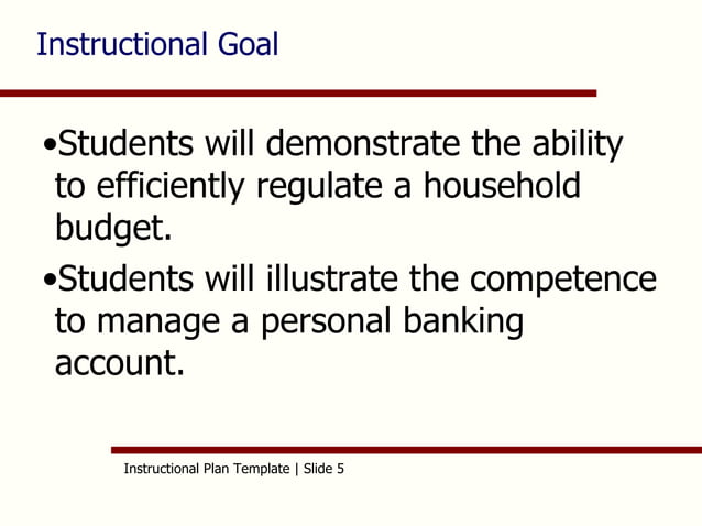 Aet515 Instructional Plan Template 2[Kimberly2] Finaldraft | PPT