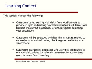 Aet515 Instructional Plan Template 2[Kimberly2] Finaldraft | PPT ...