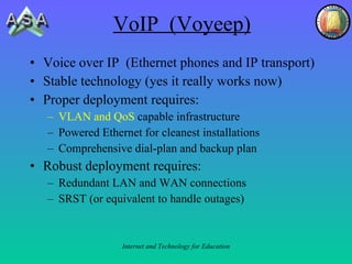 AETA_2004_VOIP.ppt | Web Conferencing | Computer Software and Applications