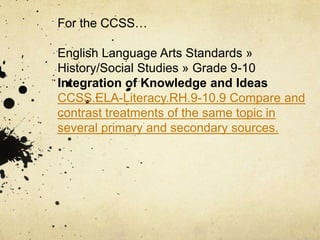 Teaching with Primary Sources | PPTX