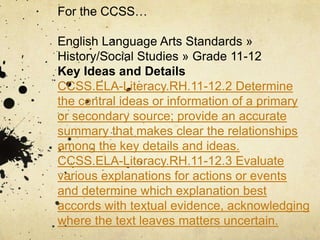 Teaching with Primary Sources | PPTX