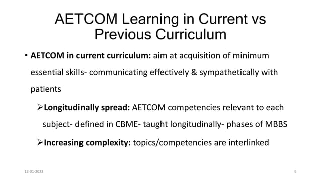 AETCOM.pptx | Infectious Diseases | Diseases and Conditions
