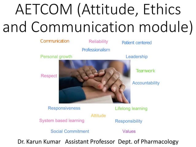AETCOM (Attitude, Ethics and Communication module) | PPTX