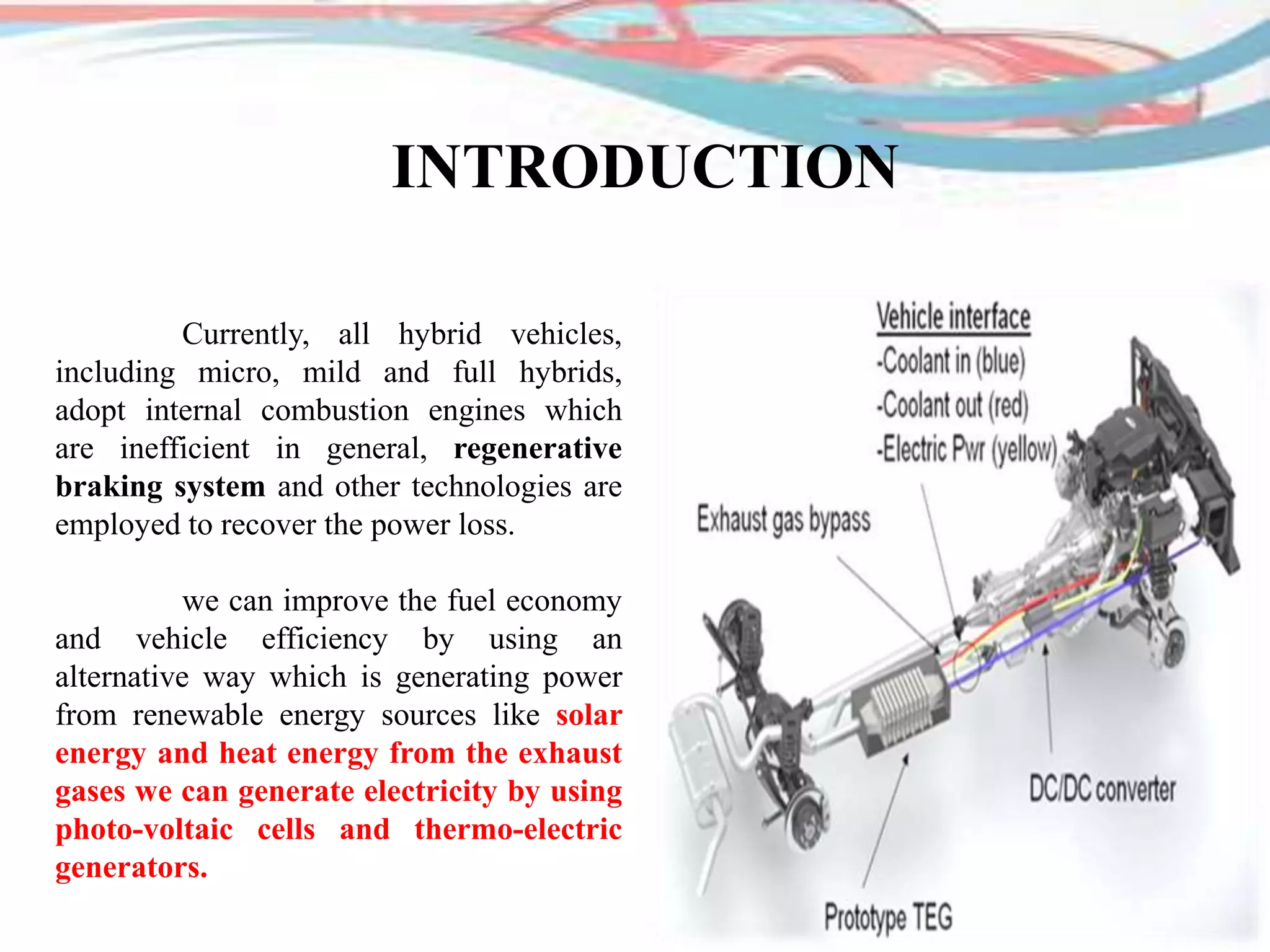 HYBRID CHARGING SYSTEM FOR AUTOMOBILES | PPTX
