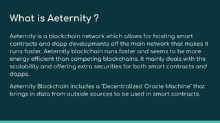 Aeternity blockchain | PPTX | Internet | Computing