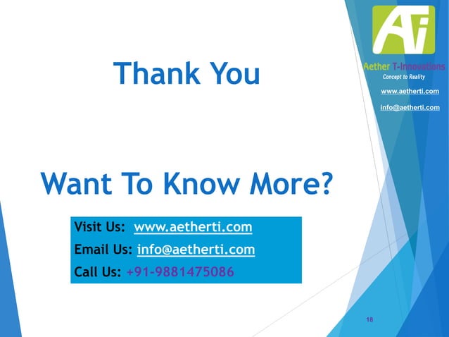 Aether T-Innovations company presentation | PPT