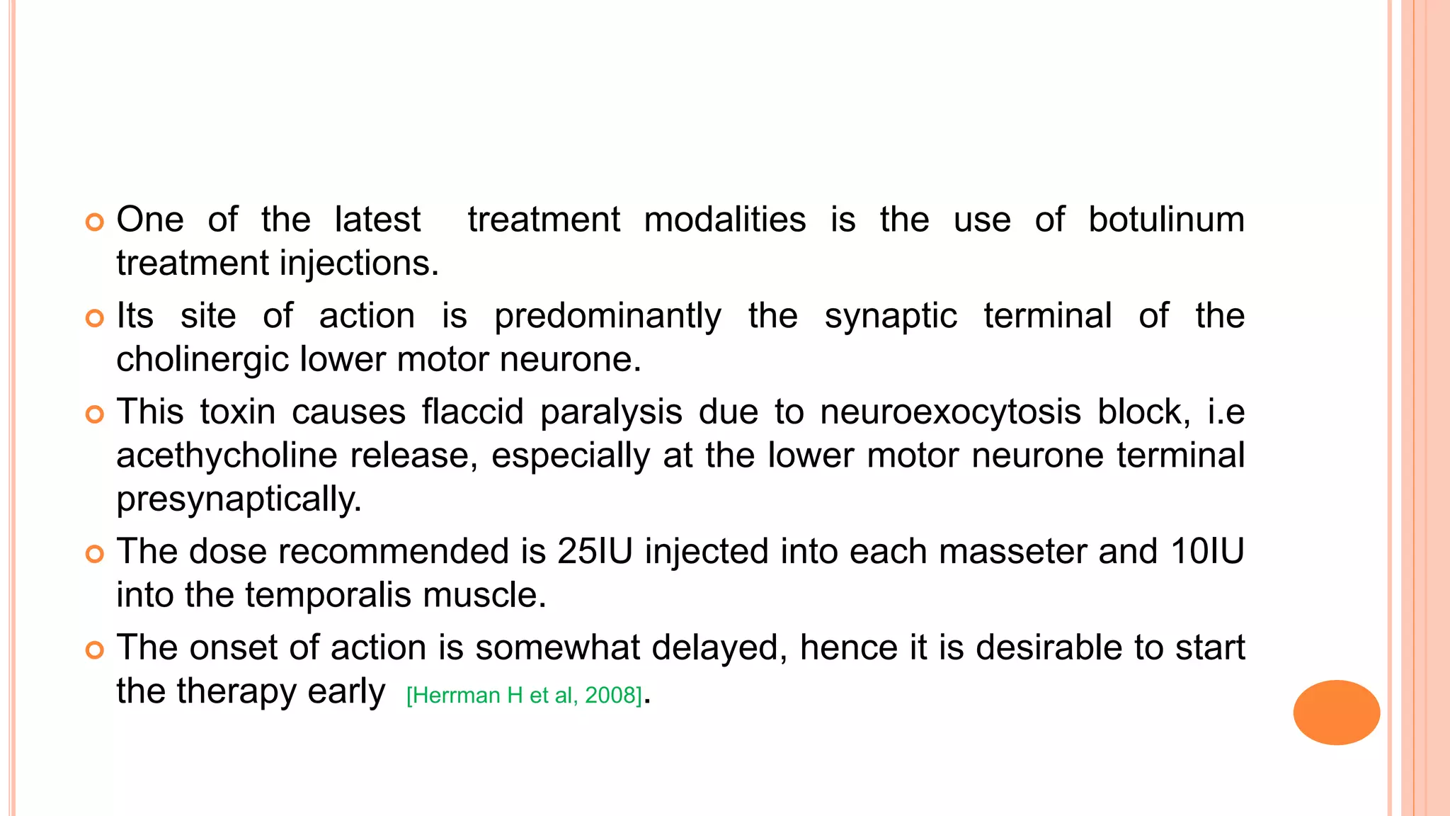 Aetiology and management of trismus | PPTX