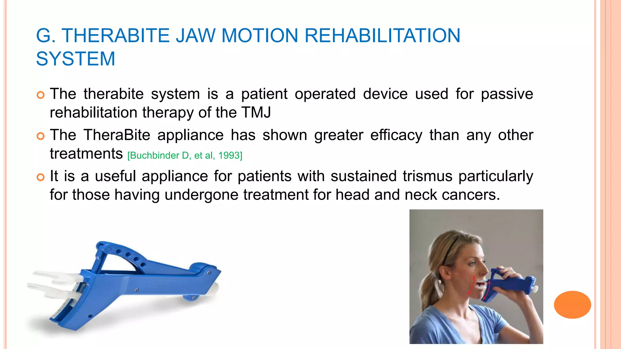 Aetiology and management of trismus | PPTX