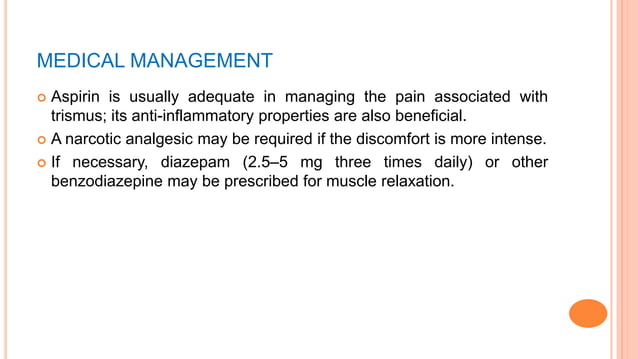 Aetiology and management of trismus | PPTX