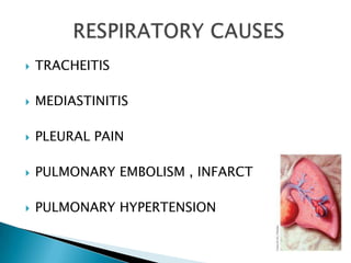 Aetiology of chest pain | PPT