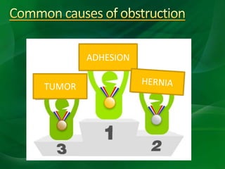 Aetiology of intestinal obstruction | PPTX