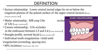 Aetiology of malocclusion CLASS I - MUNIRAH.pptx