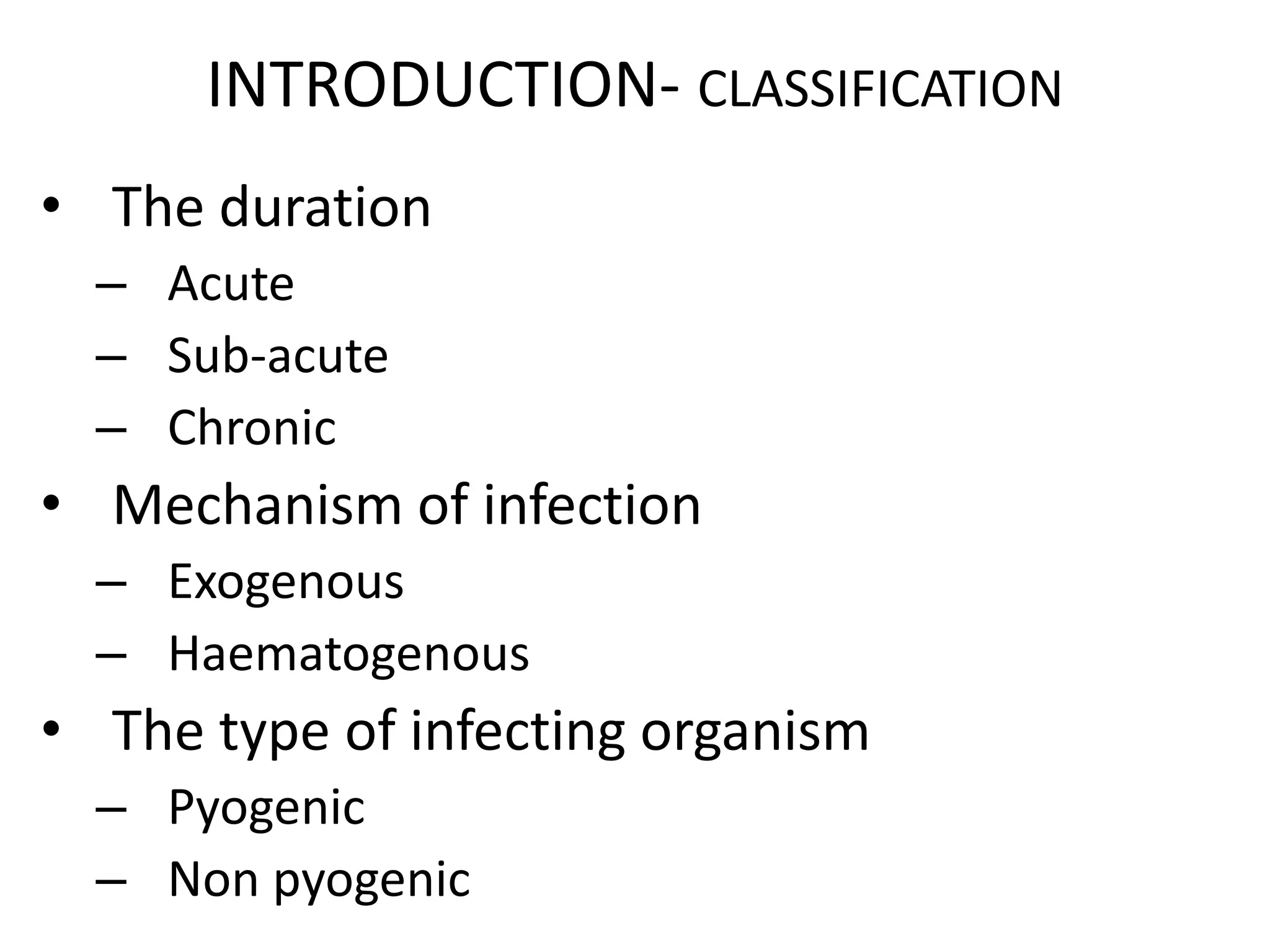 Aetiology, pathology and management of osteomyelitis | PPTX