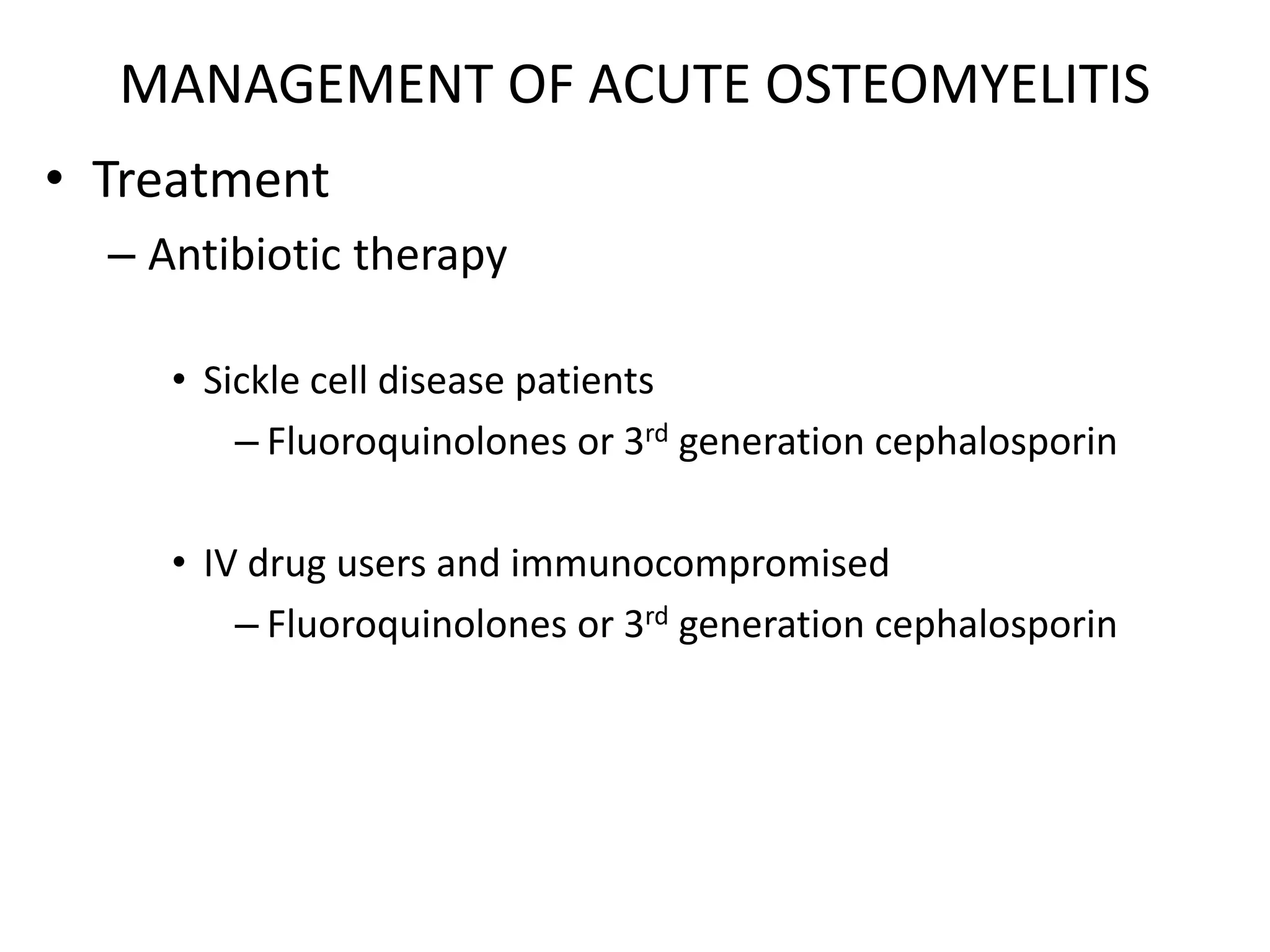 Aetiology, pathology and management of osteomyelitis | PPTX
