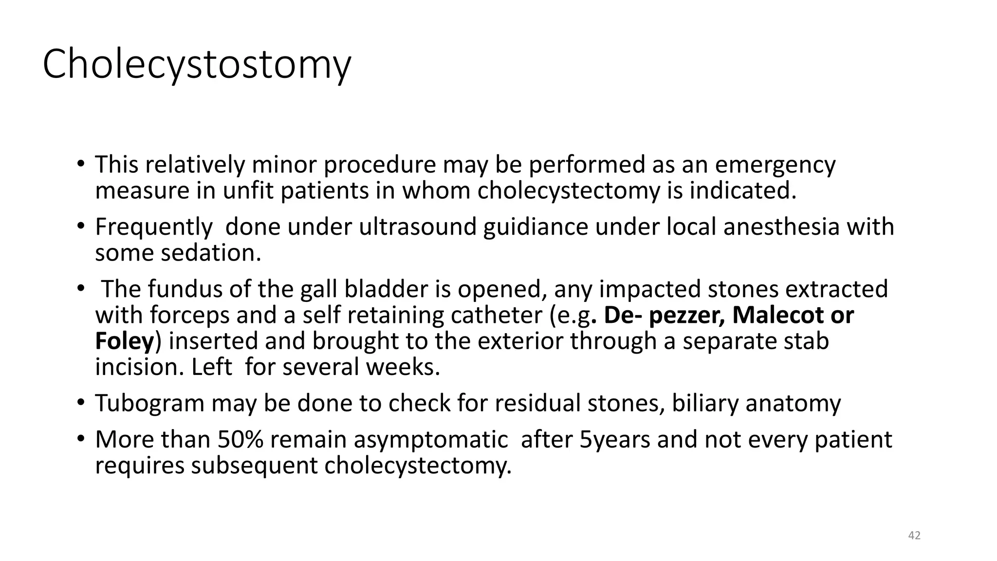 Aetiopathologenesis and management of acute cholecystitis | PDF