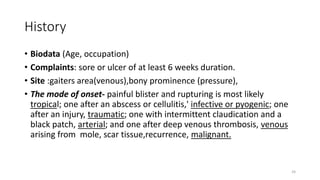 Aetiopathology and management of chronic leg ulcers | PDF