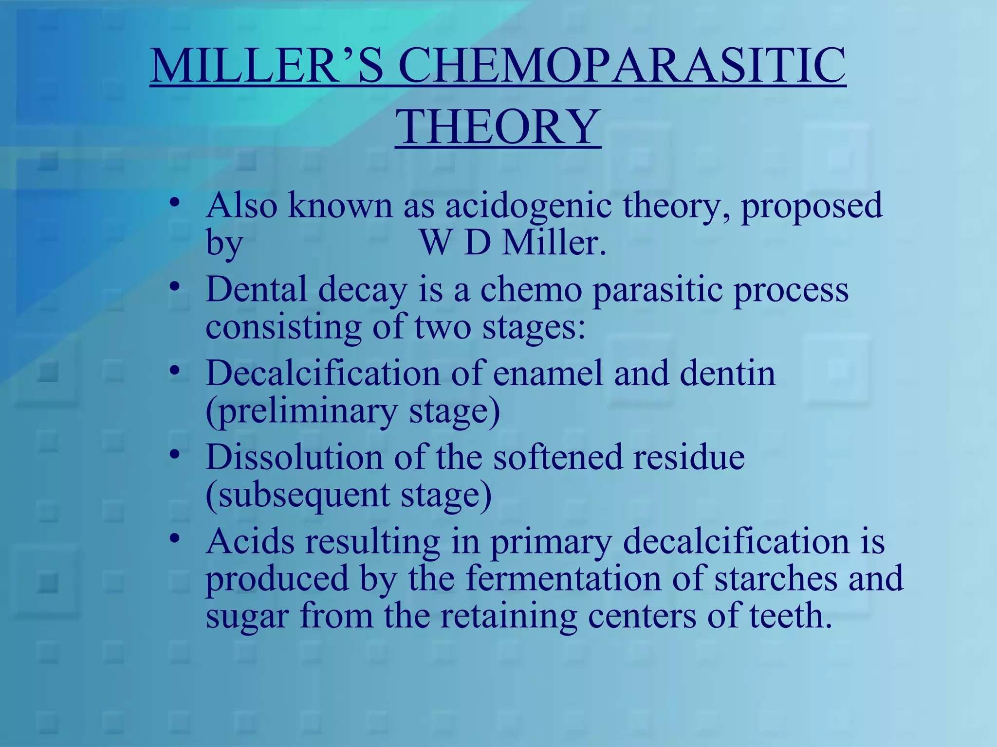 Aetiopathology & classification of caries | PPT