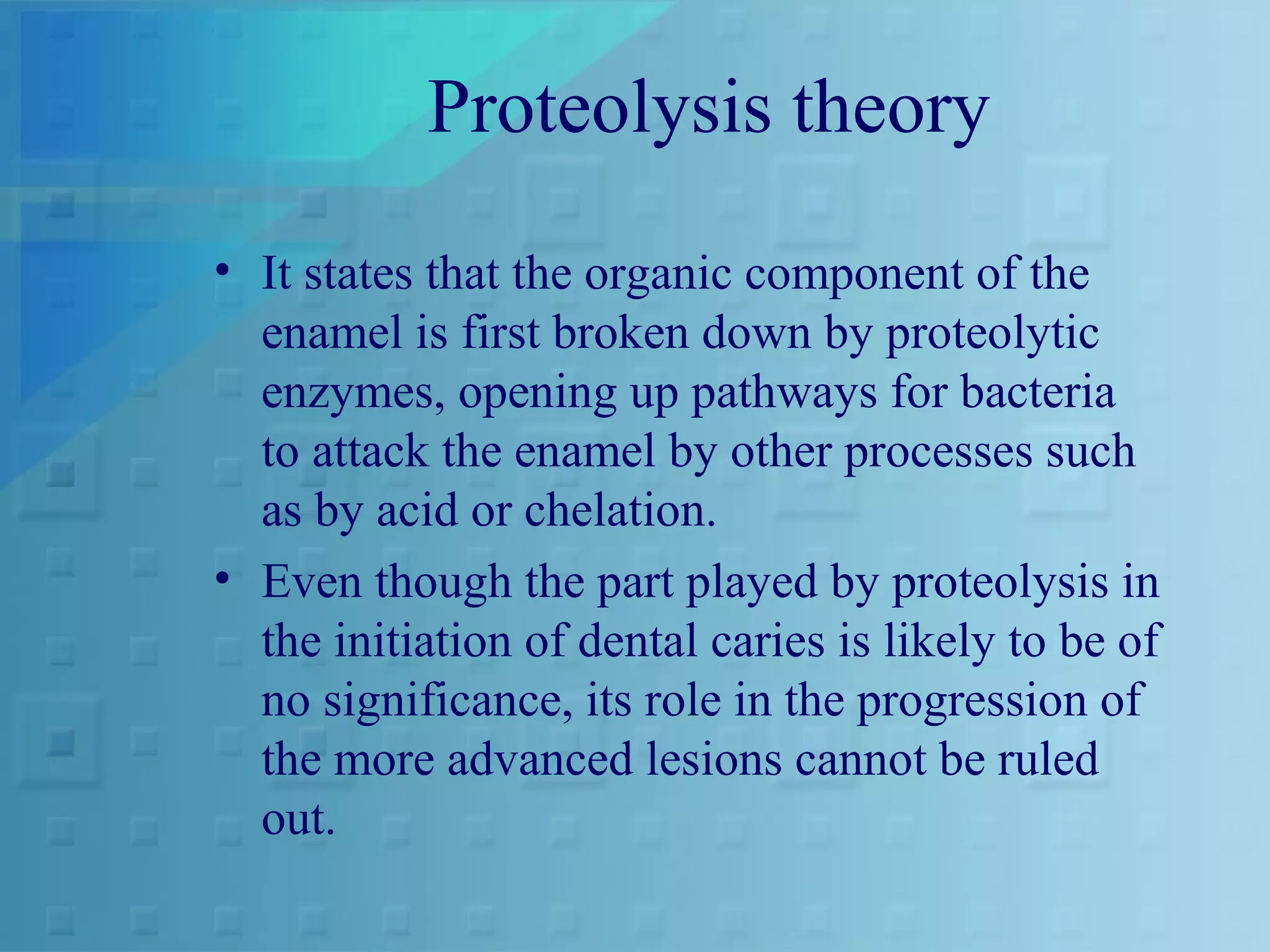 Aetiopathology & classification of caries | PPT