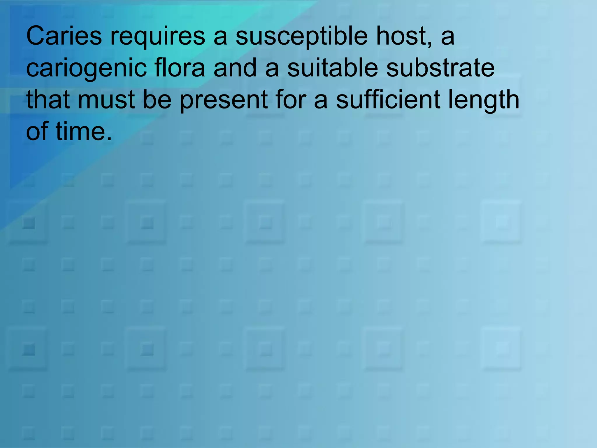 Aetiopathology & classification of caries | PPT